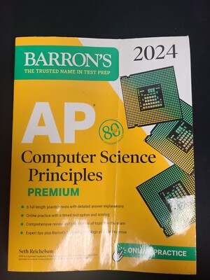 Barron's AP Ser.: AP Computer Science Principles Premium, 2024: 6 ...