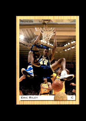 1993-94 Classic Best Eric Riley #61 Authentic Autographed Card Michigan ...