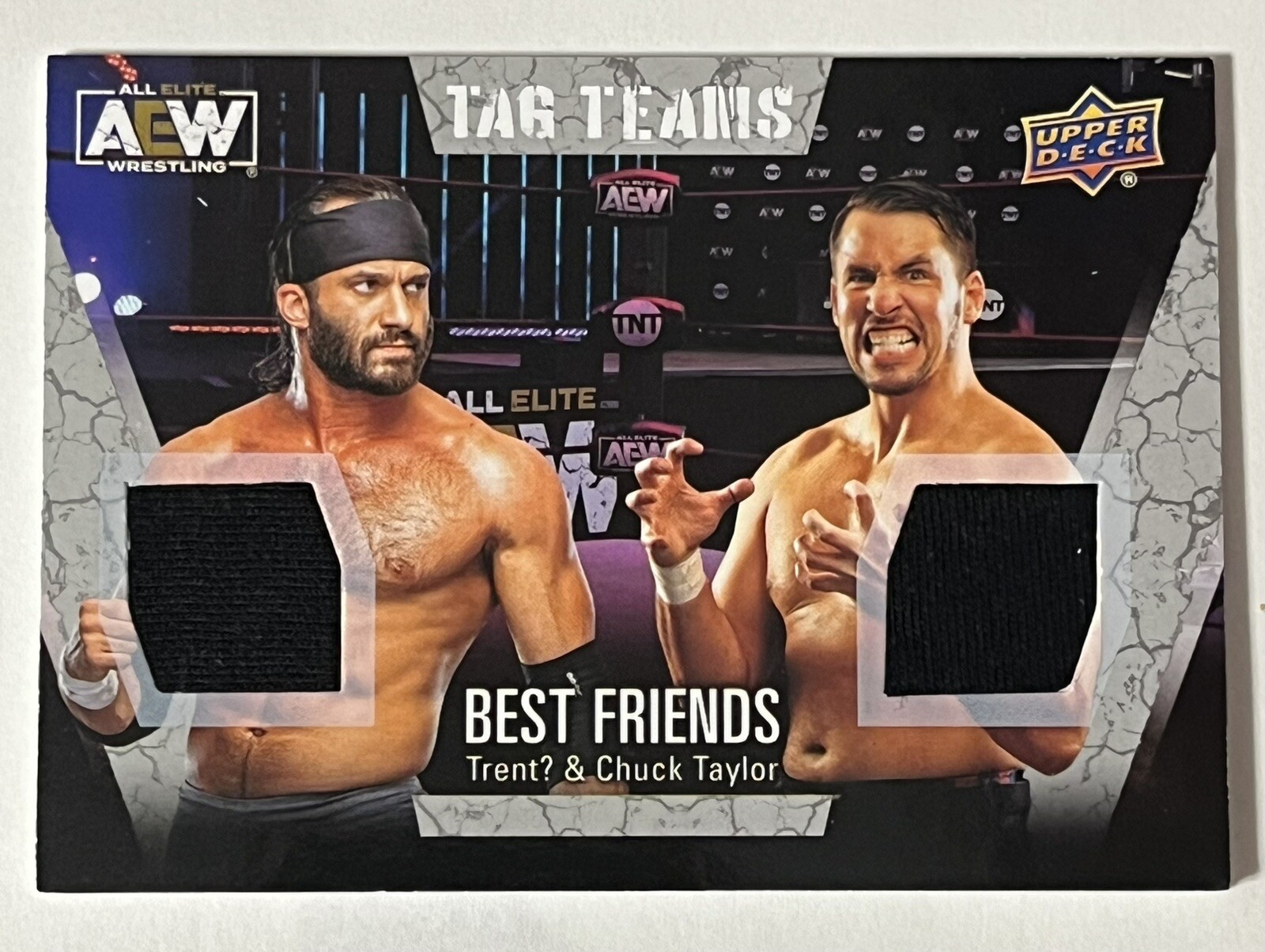 2021 Upper Deck AEW Best Friends Trent? & Chuck Taylor Tag Teams Dual ...