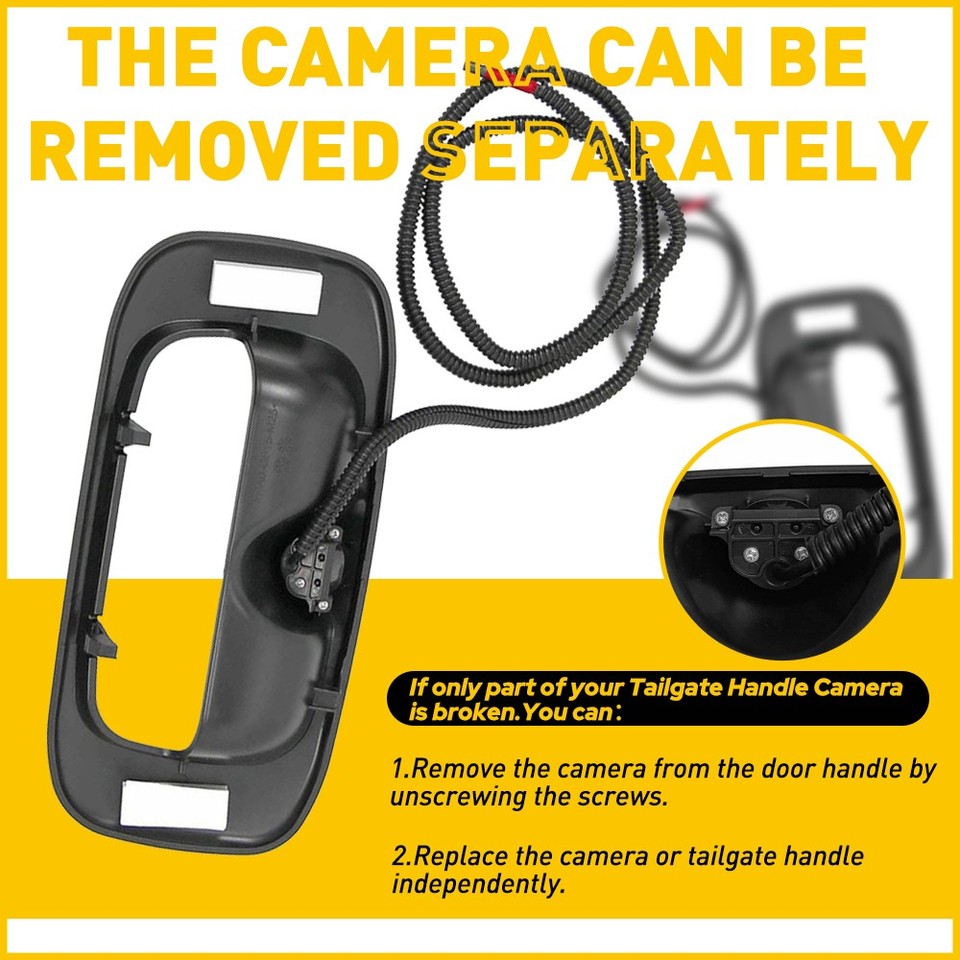 Tailgate Handle Bezel Backup Camera For Chevy 99-06 Silverado GMC ...