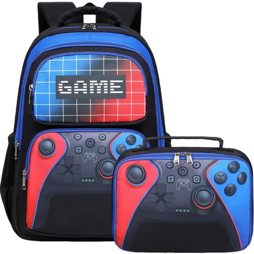 Kids Backpack for School Boys Gamer School Bag for Elementary Kids ...