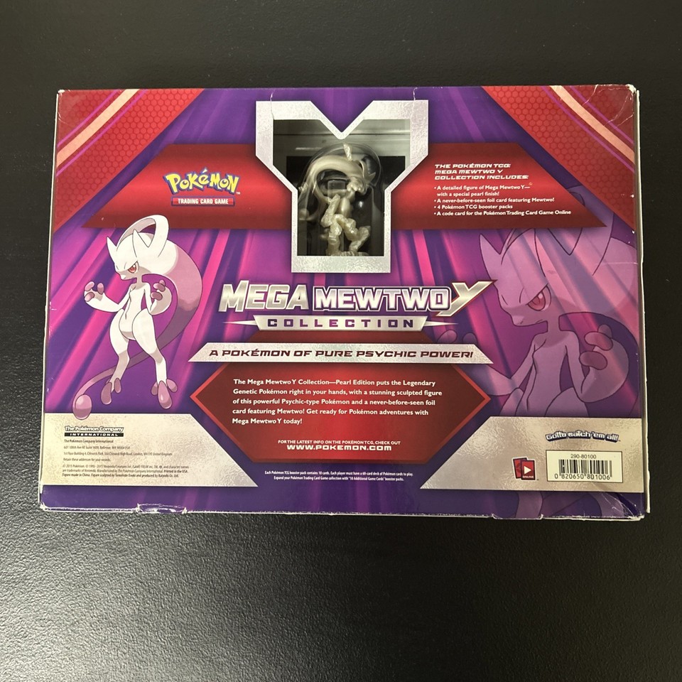 Pokemon TCG: Mega Mewtwo Y Figure Collection Box XY ERA 2015 New ...
