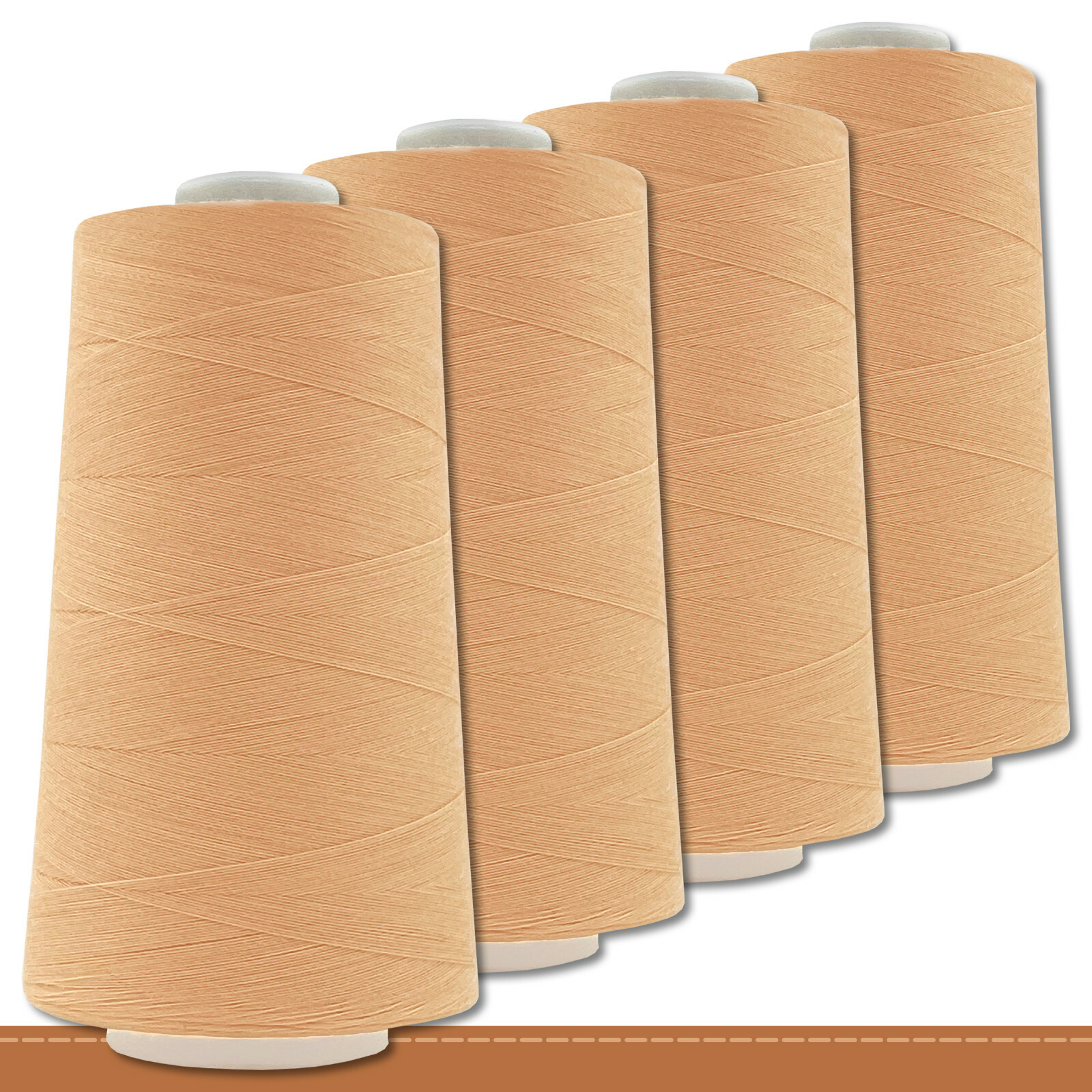 Fil à Coudre Surjet 4 x 100 G 5000 Y (4572 M) Force 50/2 (140) Rose ...