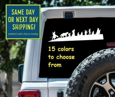 4 Sizes Lord of the Rings car window Sticker Decal Laptop Macbook ...
