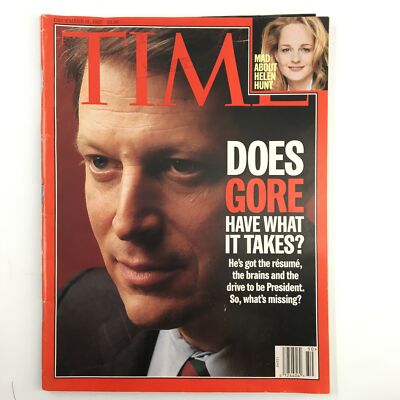Time Magazine December 15 1997 Al Gore, Helen Hunt, Colin Powell No ...