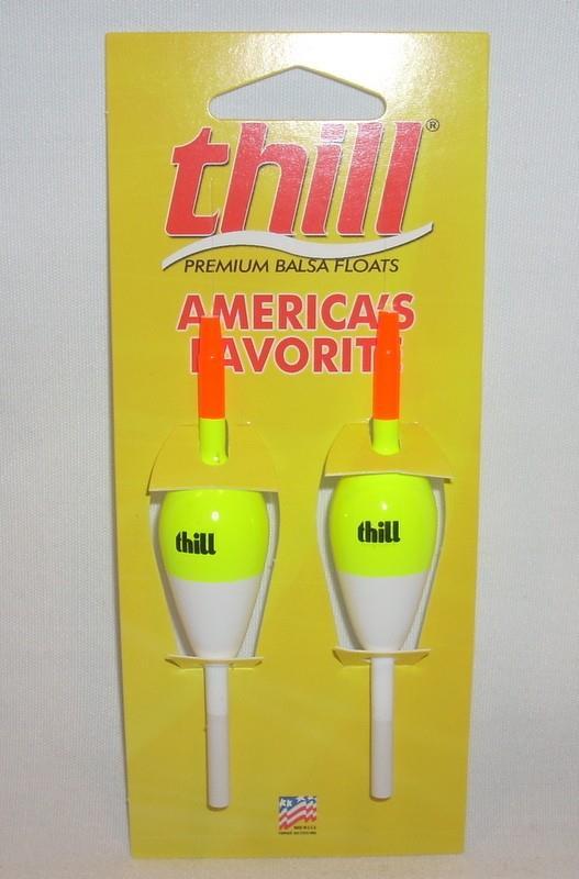 2 Pack Lindy Little Joe Thill Balsa Slip Fishing Floats Bobbers Choice ...