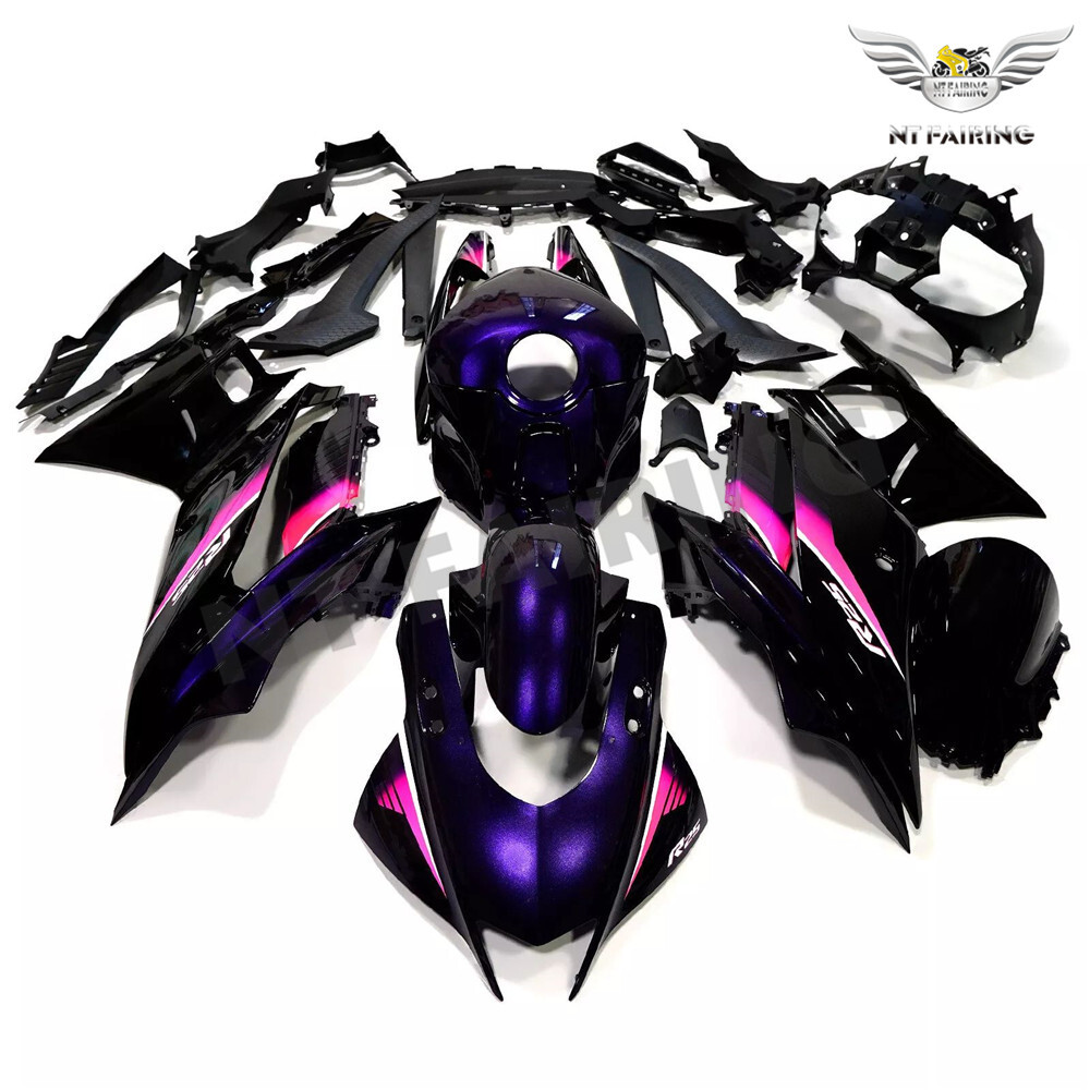 2022-2023 Yamaha R3 R25 GL Purple Black Plastics Bodywork Fairing Kit ...