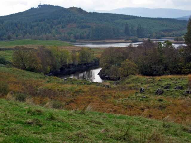 Photo 6x4 Water of Ken and Kendoon Loch Where the upper Water of Ken ...