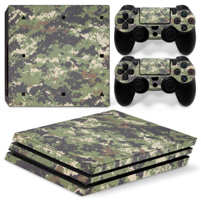 Sony PS4 Pro Console and Controller Skins / Decal -- Camo / Camouflage ...