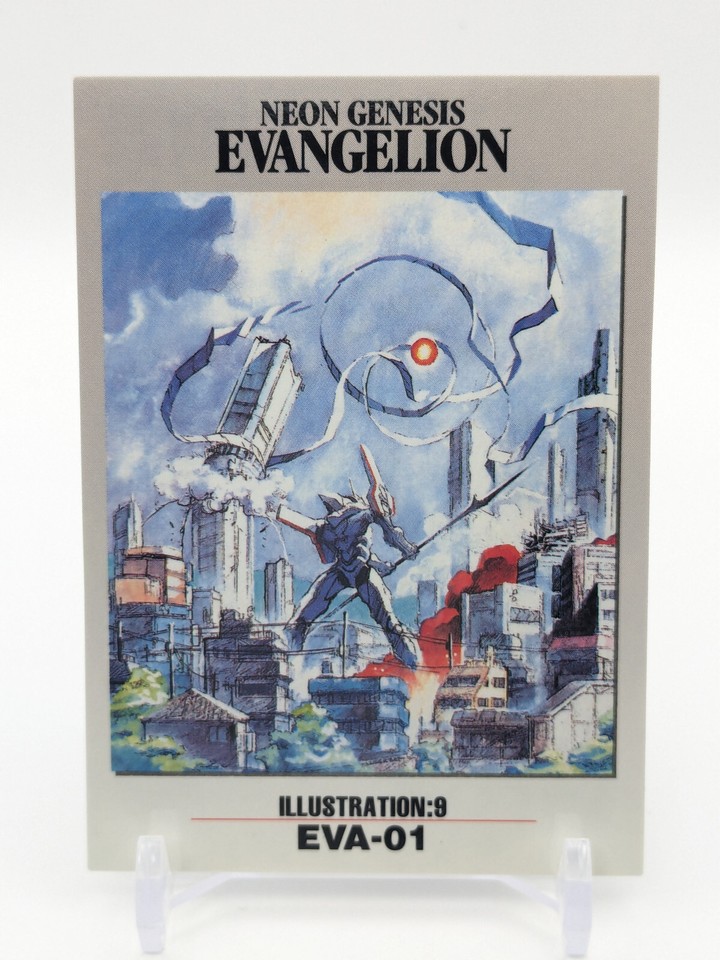 Unit-01 IL9 Initial illustration Evangelion Carddass Masters Card 1997 ...