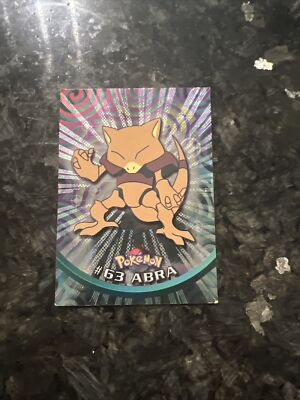 Abra #63 Holo Pokemon Topps Series 1 Card (Blue Label) NM | eBay
