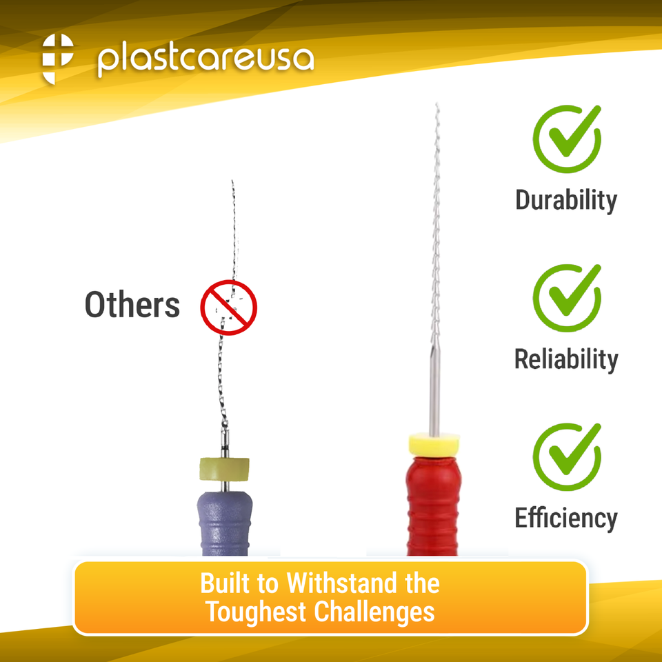 25mm Endodontic H Files H File Hedstrom Stainless Steel, Endo Dental ...