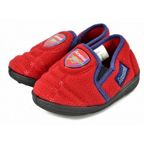 Brand New Arsenal FC Official Childrens/Kids Soccer Goal Heel Slippers ...