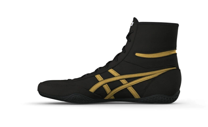 ASICS Wrestling Shoes EX-EO / Black/Gold/Shoelace Blac Special Order ...