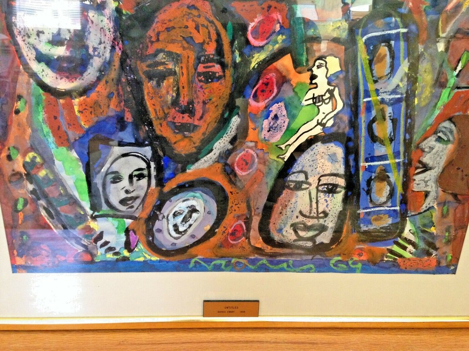 Norris Embry painting New York Robert Elkon Gallery Label American ...