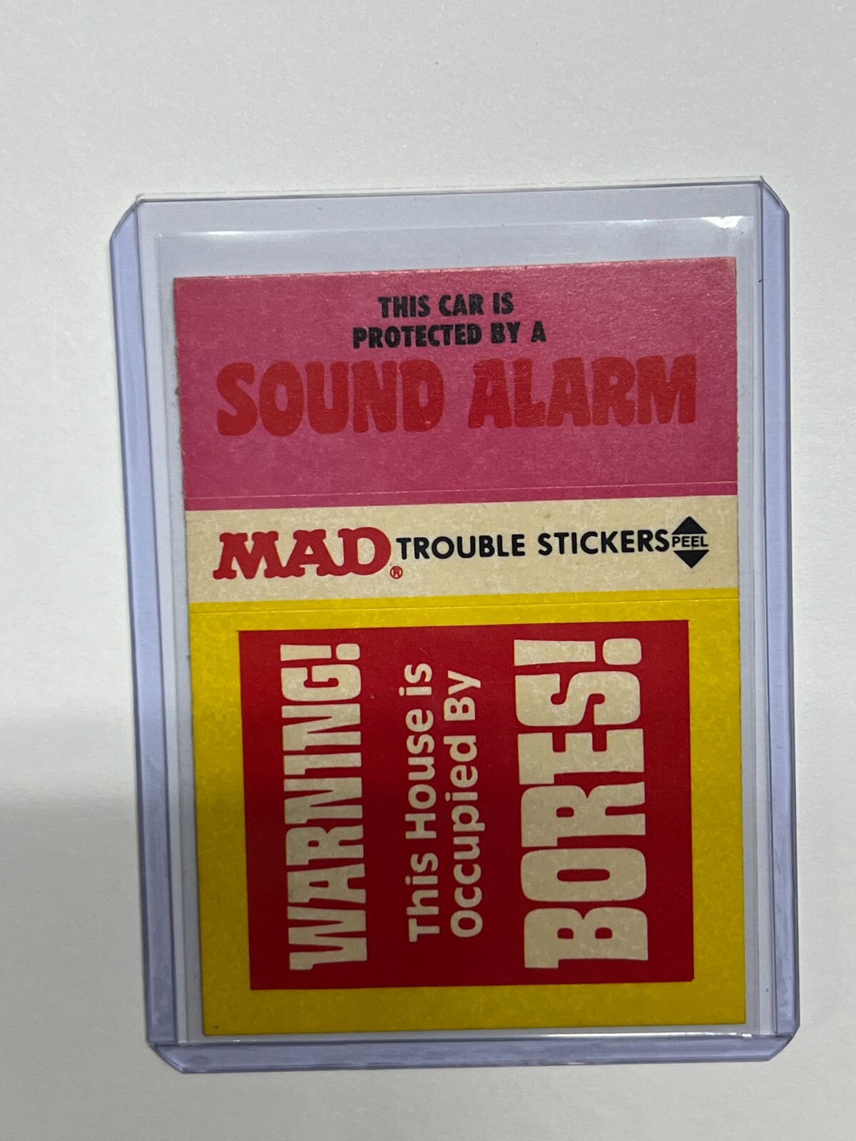 1983 Fleer Mad Stickers Sound Alarm | eBay