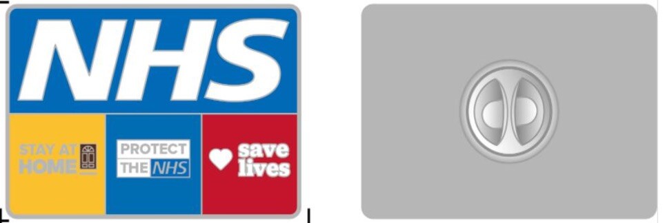 NHS PIN BADGE - NHS, NURSE, DOCTOR, PORTER, CARER. PHYSIO, OT, HCA ...