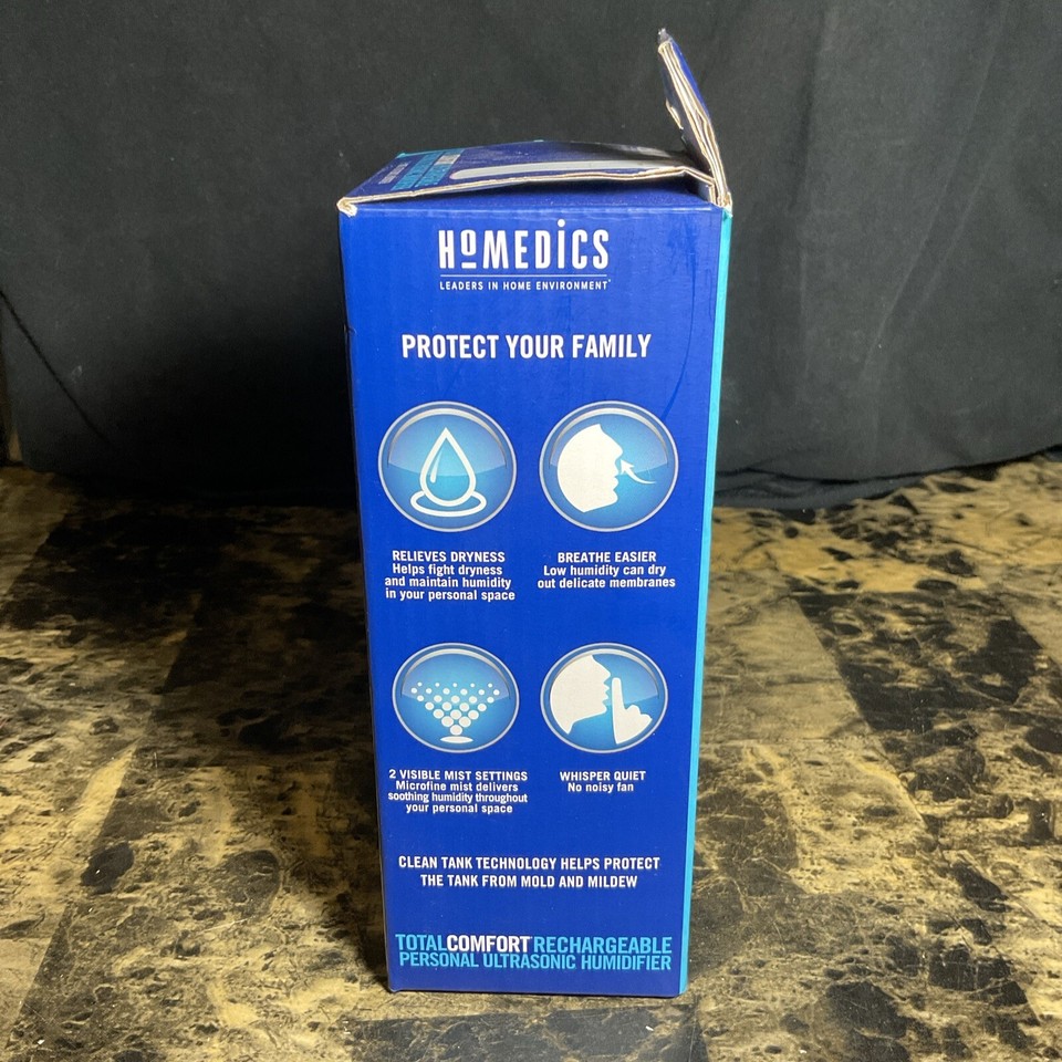 Homedics Portable Ultrasonic Humidifiers | eBay