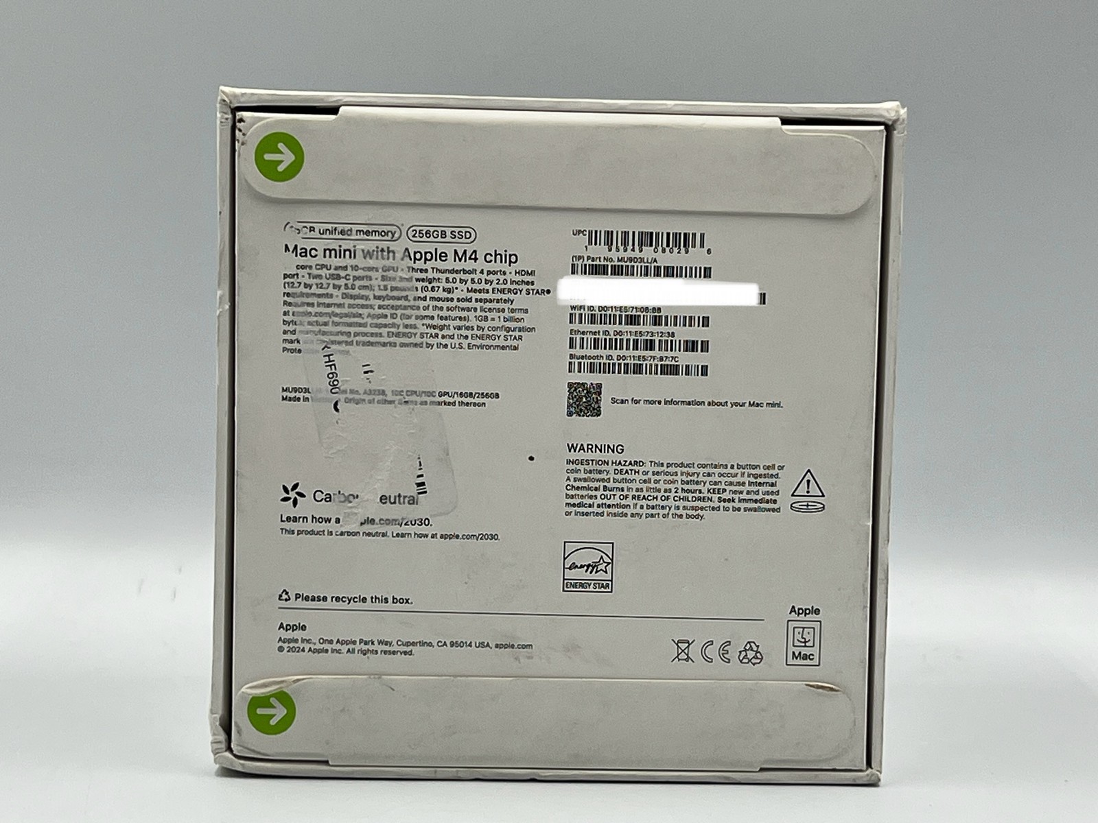 Apple Mac Mini A3238 MU9D3LL/A M4 16GB RAM 256GB SSD Sequoia 15.0 Silver Sealed 195949080296| eBay