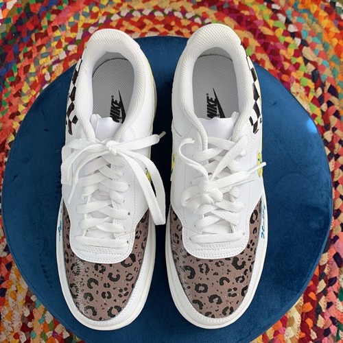 NIB Women's Nike Court Vision Low Custom Painted Sneaker Shoes 8.5 | eBay