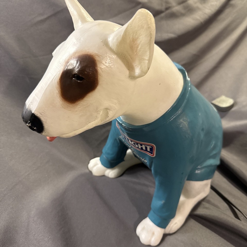 Vintage Spuds MacKenzie Blow Mold Advertising Bud Light Lamp Budweiser ...
