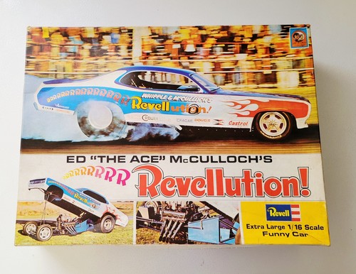 Revell Ed McCulloch's Revellution 1/16 Scale Funny Car, complete ...