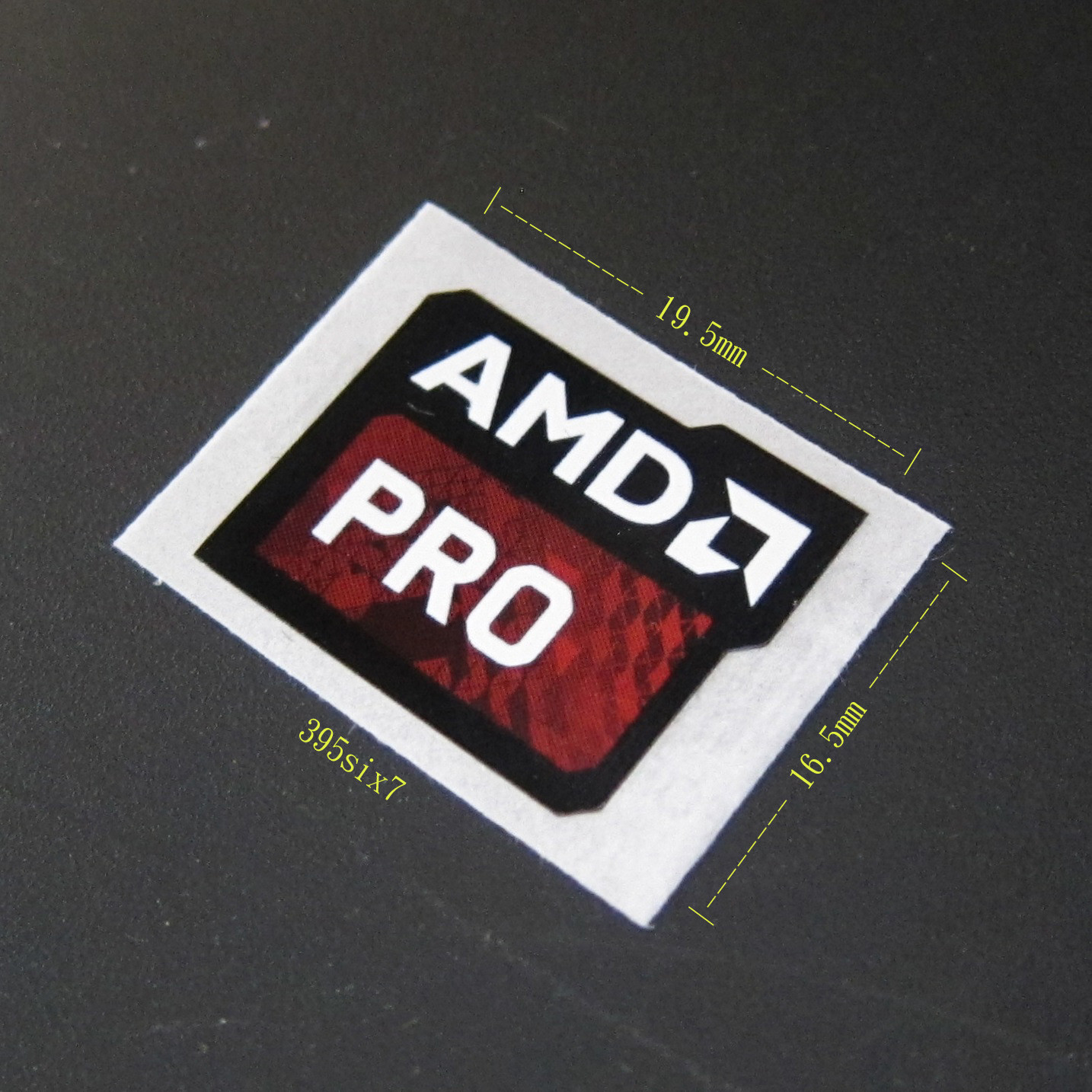 AMD PRO Sticker 16.5mm x 19.5mm | eBay