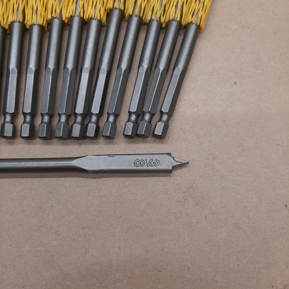 DEWALT 3/8" SPADE BIT RAPID LOAD PADDLE FLAT WOOD BORING BITS x20 | eBay