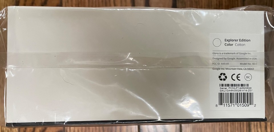 Google Glass Explorer Edition XE-C Brand New With All Accessories ...