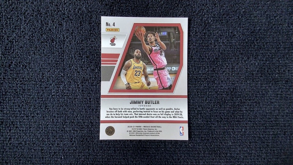 2020-21 Panini Mosaic | Jimmy Butler | Heat | Will to Win | # 4 | eBay
