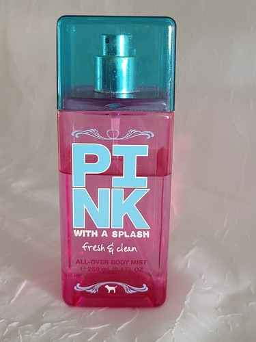 Victoria's Secret PINK with A Splash FRESH & CLEAN All Over Body Mist 8 ...