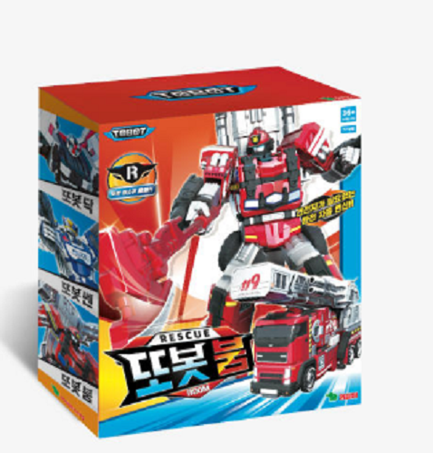 New Tobot RESCUE BOOM Fire Engine Truck Red Great Transforming Robot ...