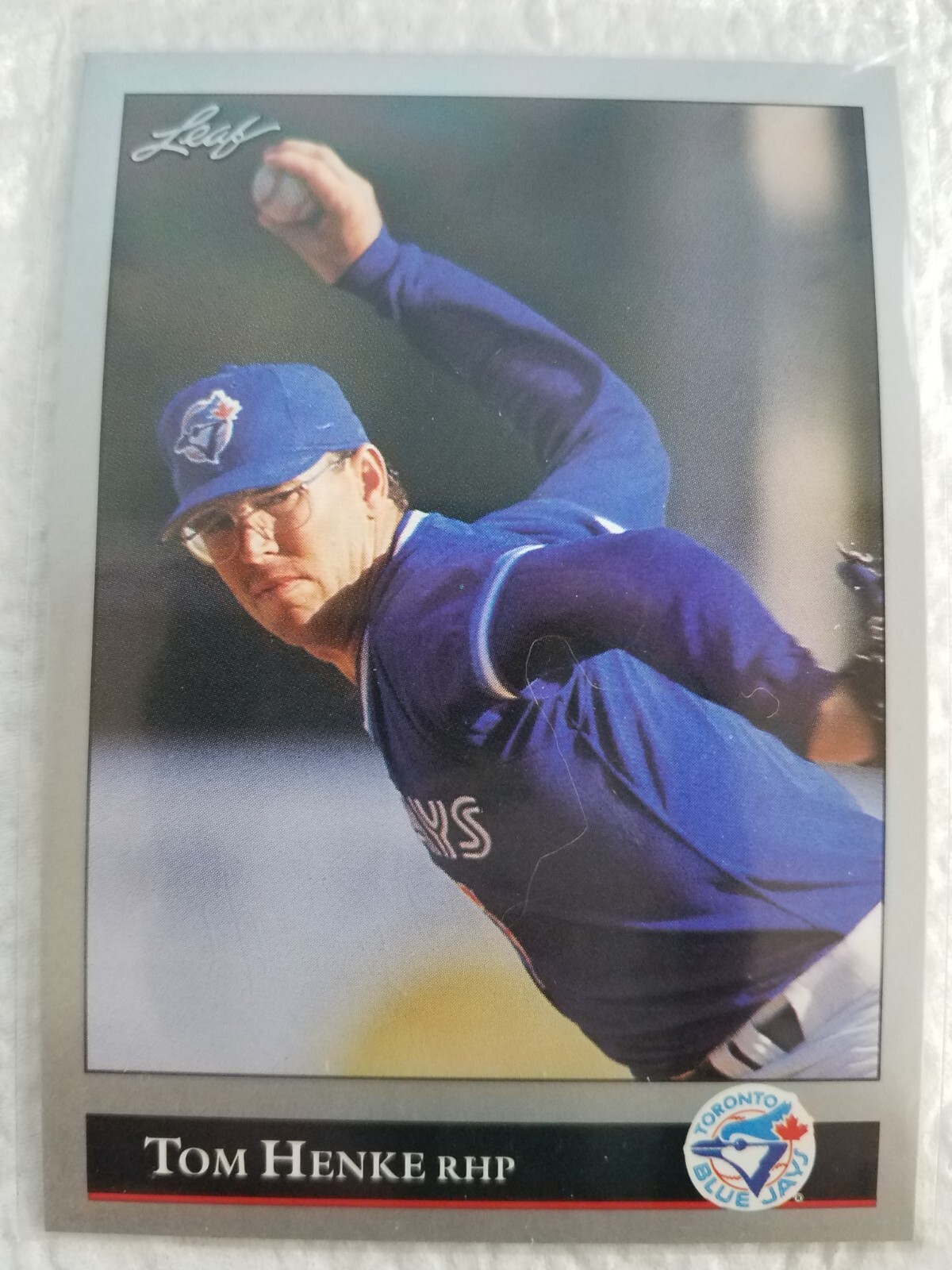 TOM HENKE TORONTO BLUE JAYS 1992 LEAF BASEBALL CARD #159 | eBay