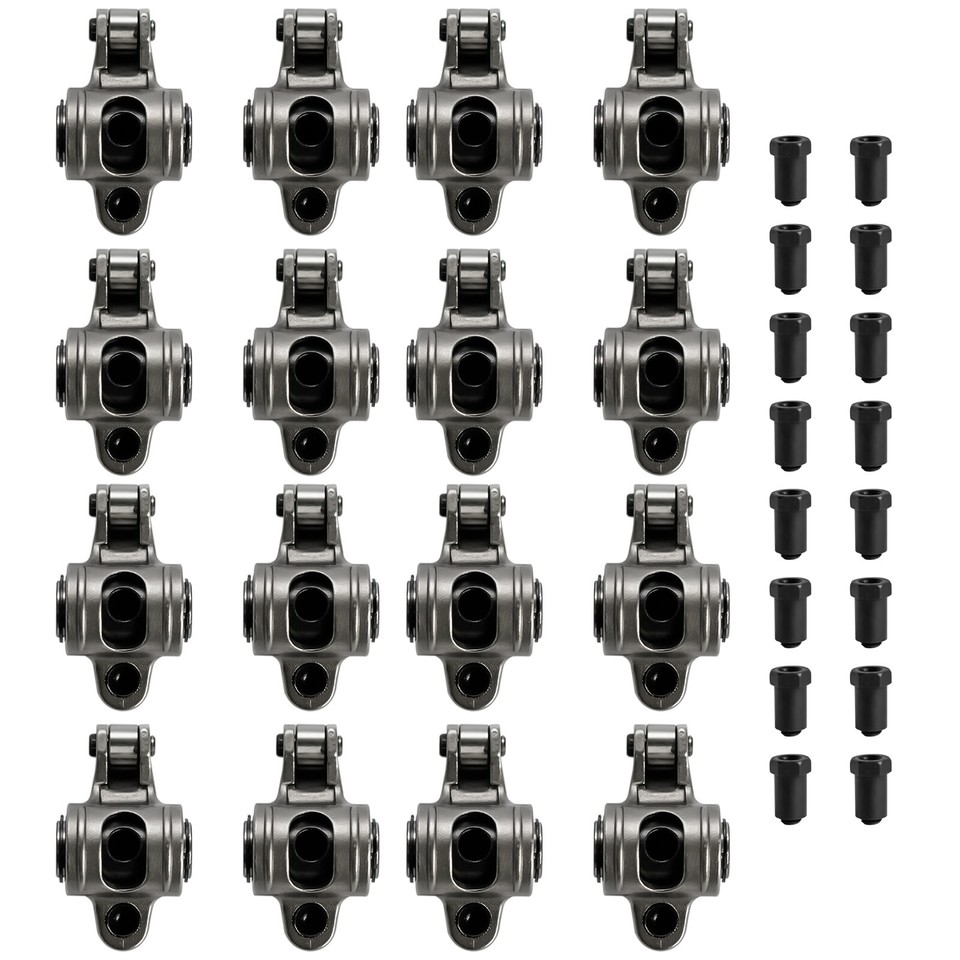 For SBC 350 Self-Aligning Stainless Steel Roller Rocker Arm 1.6 Ratio 3 ...