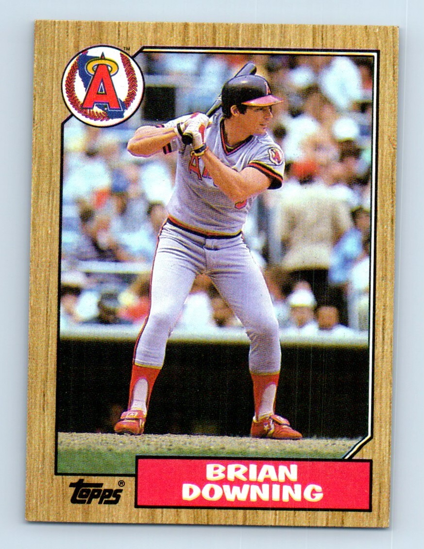1987 Topps Brian Downing California Angels #782 | eBay