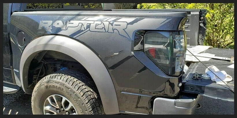 F-150 SVT Raptor Fender Bed Splash F150 vinyl graphics decals decal ...