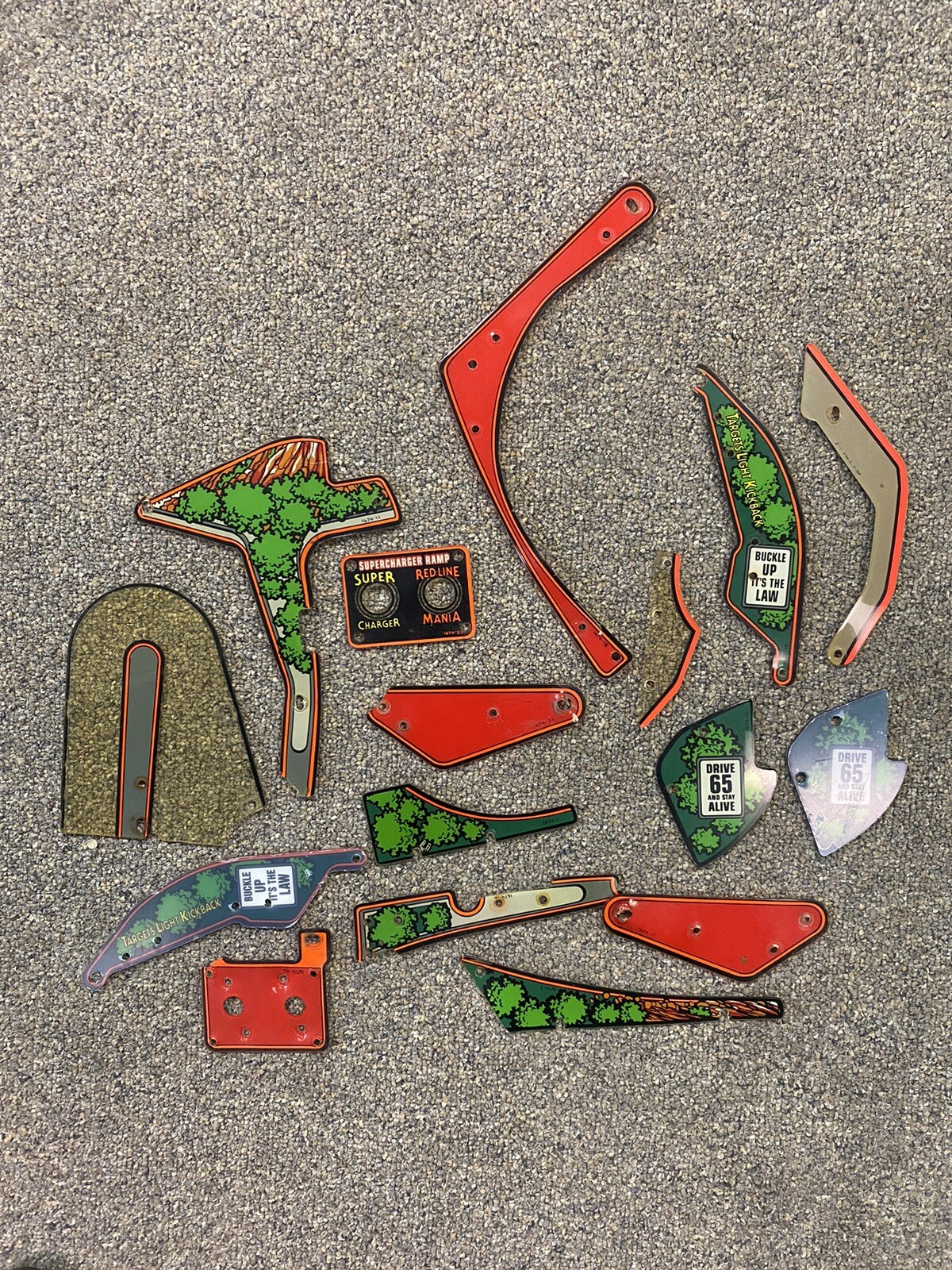 Williams High Speed Getaway 2 Pinball - Plastics Lot and Stop Light | eBay