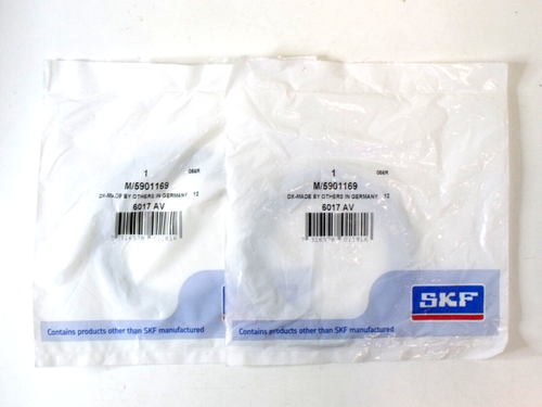 (2) NIB SKF 6017 AV M/5901169 Deep Groove Ball Nilos Rings: 85 mm ID, 123 mm OD | eBay