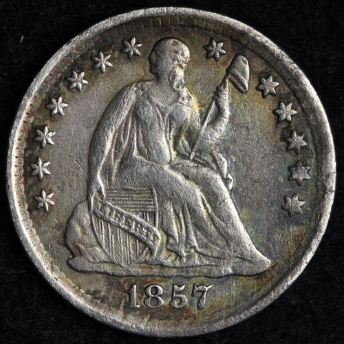 1857 Seated Liberty Half Dime XF E178 SWEN | eBay