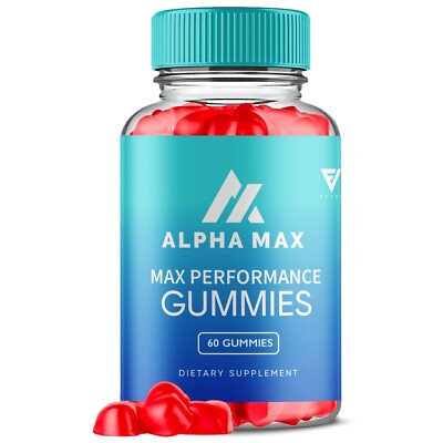 Alpha Max Gummies AlphaMax Maximum Strength Formula (60 Gummies) | eBay