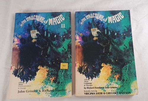 The Structure Of Magic Book 1 And 2 Grinder Bandler 1975 1976 | eBay ...