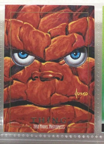 Thing 1992 Marvel Masterpieces Skybox Trading Card | eBay