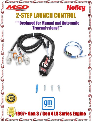 MSD 2-Step Launch Control For 1997-2017 GM LS Series Engine Gen3 / Gen4 ...