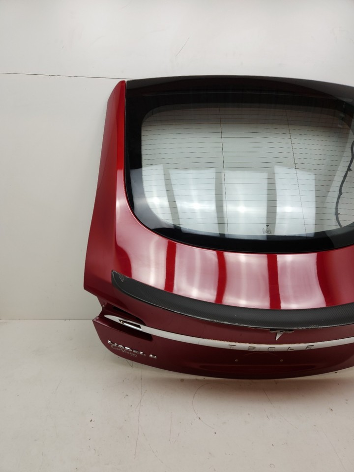 2012-2020 TESLA MODEL S POWER TAILGATE HATCH PANEL LIFTGATE GLASS RED ...