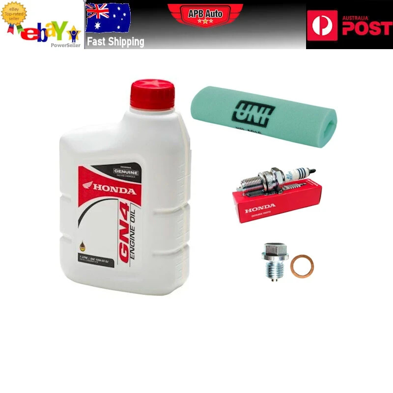 Honda CT110 Complete Service Pack- Oil / Air Filter / Spark Plug / Mag ...