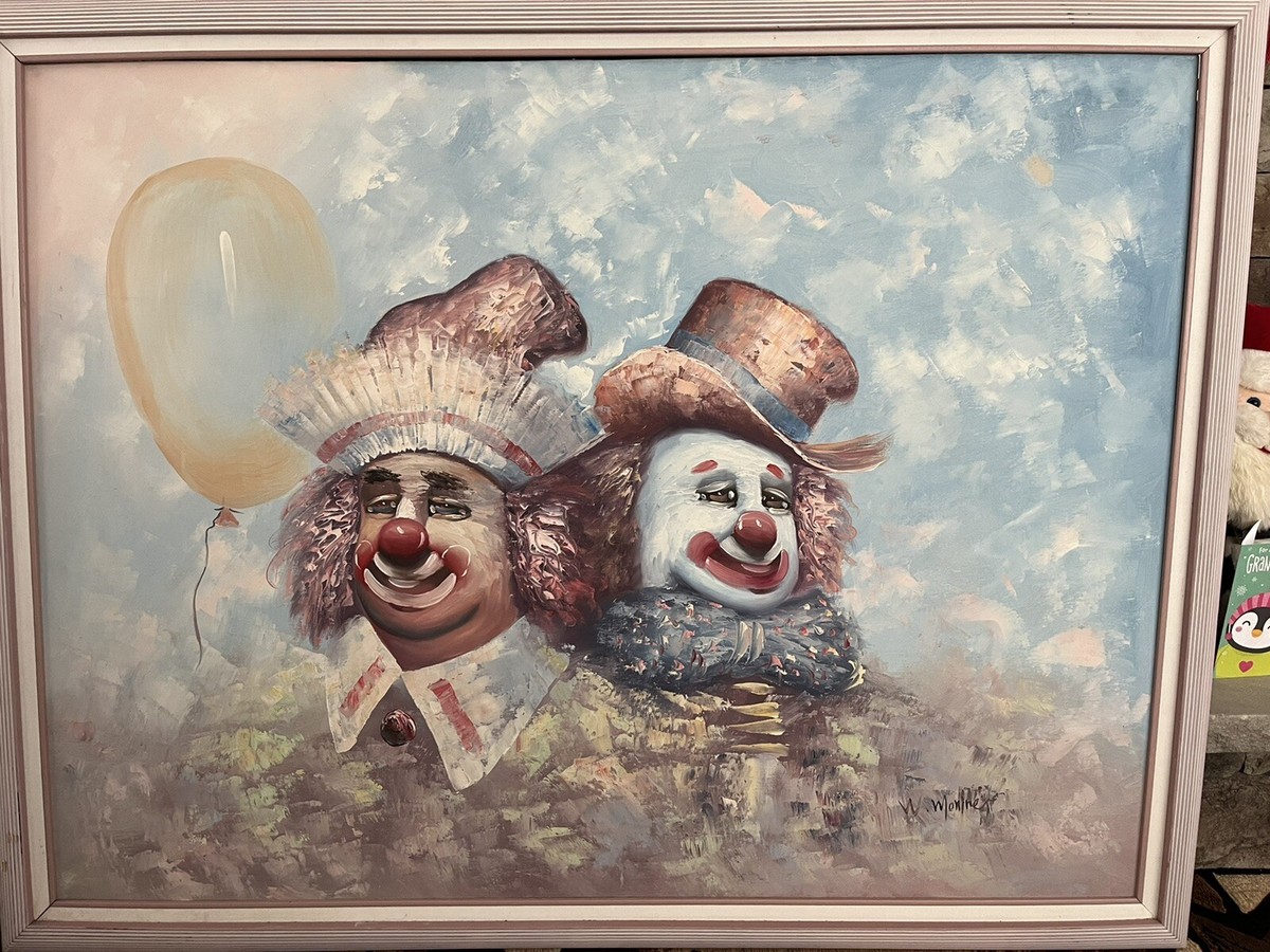Famous Clown Paintings Artwork