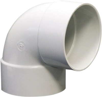 NDS PVC Sewer and Drain 90° Elbow, 6 in. Hub X Hub 6P02 | eBay
