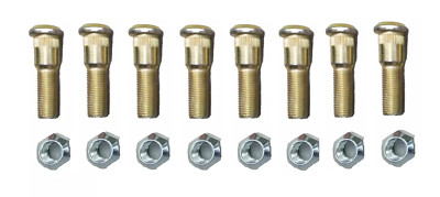 8x Drive in Trailer Hub Stud w/Nuts 9/16-18 x 2-5/16 7-132 Dexter | eBay