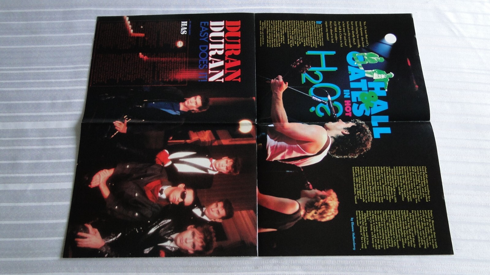 Vintage Poster Magazine Zap Mag #9 Michael Jackson Duran Duran Hall ...