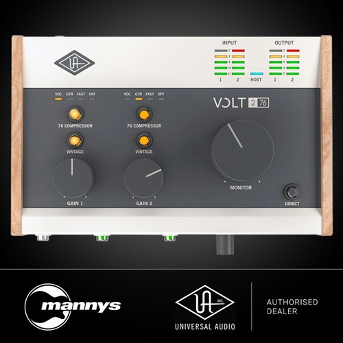 Universal Audio Volt 276 2-In/2-Out USB 2.0 Interface w/ Built-In 76 Compressor | eBay Australia